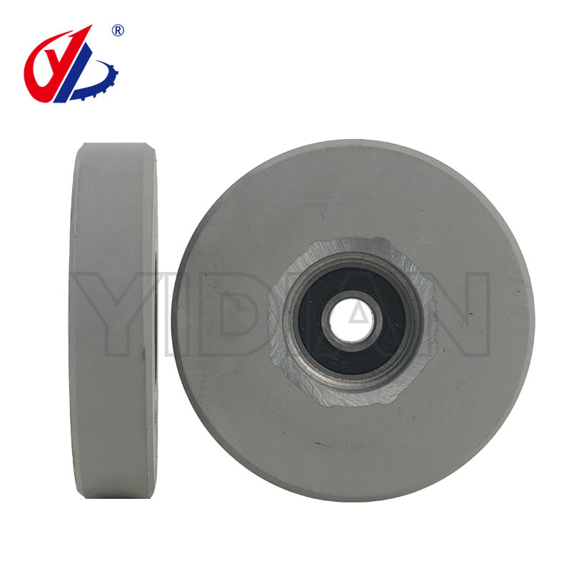 φ65*φ8*14mm Rubber Pressure Roller Press Wheel For SCM Edge Banding Machine