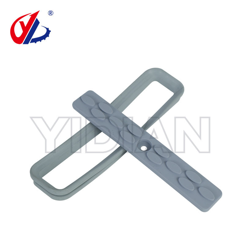 Sealing Frame Friction Plate Rubber Pad 130*30mm For Vacuum Suction Block