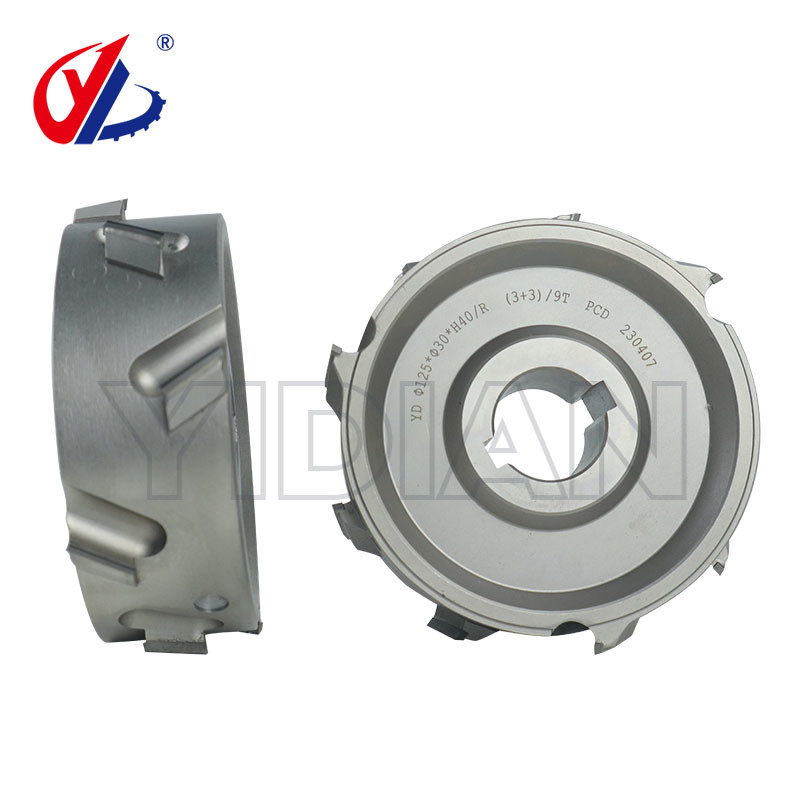 φ125Xφ30XH40（3+3）9T Diamond PCD Pre Milling Cutter For NANXING ...